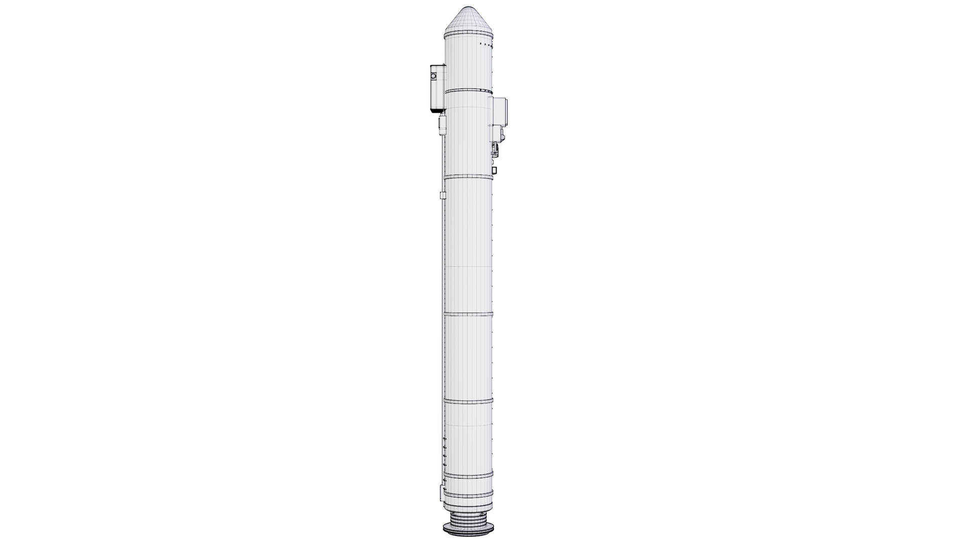 3D RT-2PM2 Topol-M Missile Transport-Launch Container Model ...