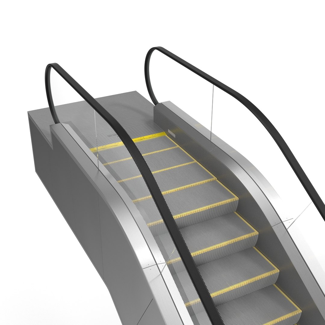 Escalator Build 3d Model