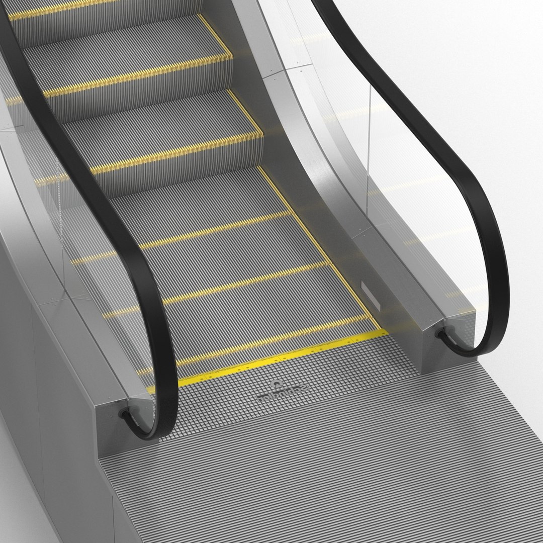 Escalator Build 3d Model