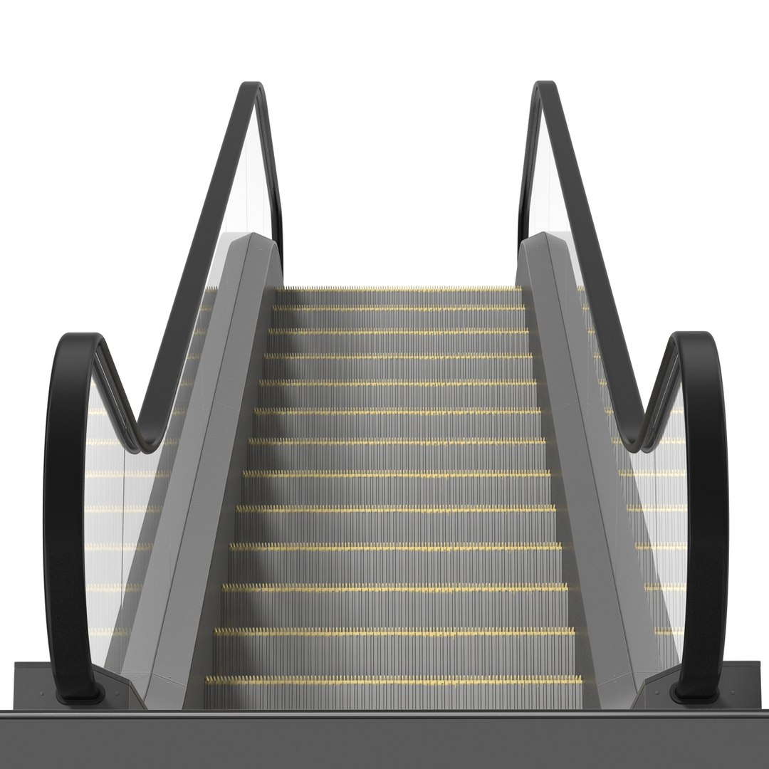 Escalator Build 3d Model