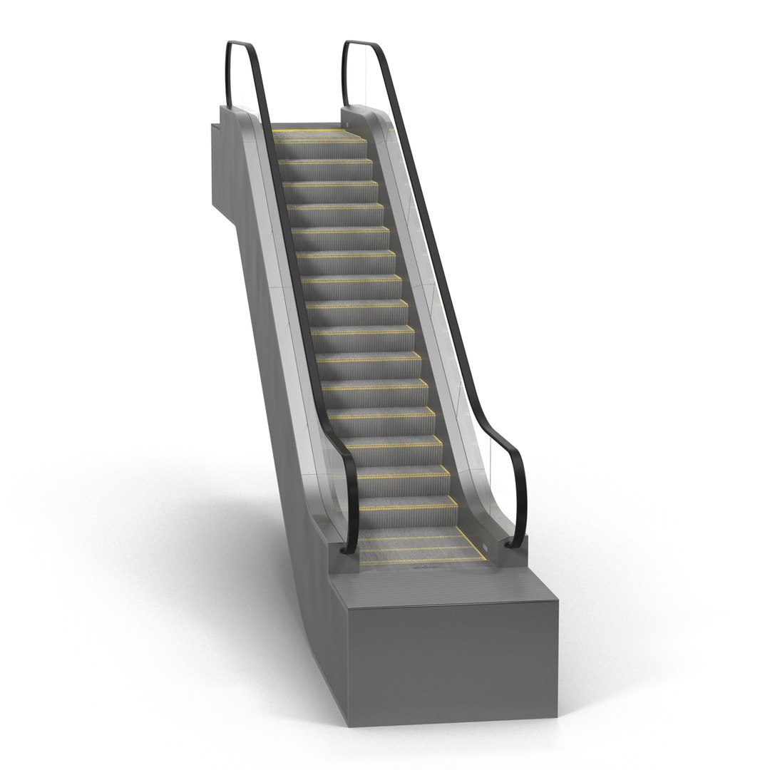 Escalator Build 3d Model