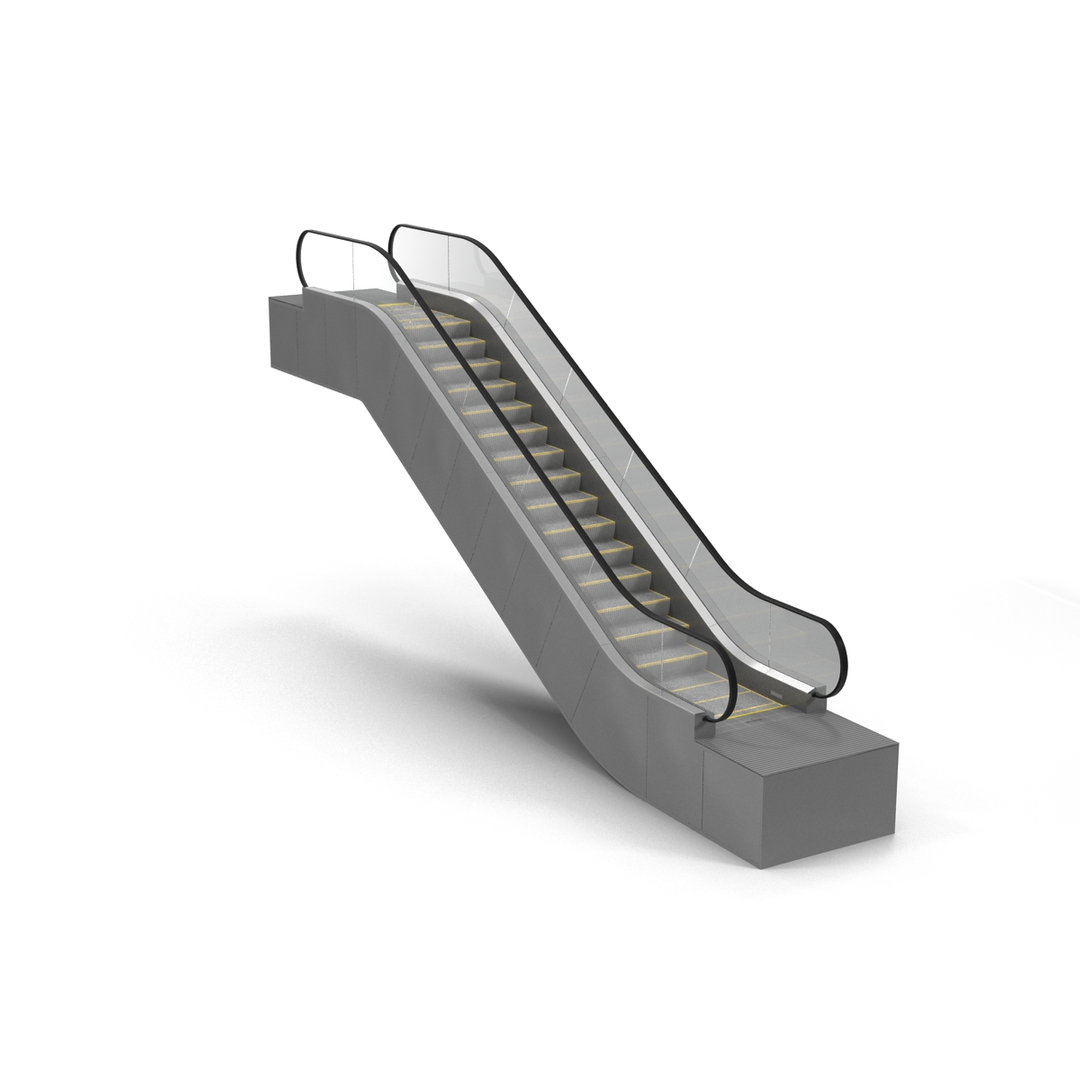 Escalator Build 3d Model