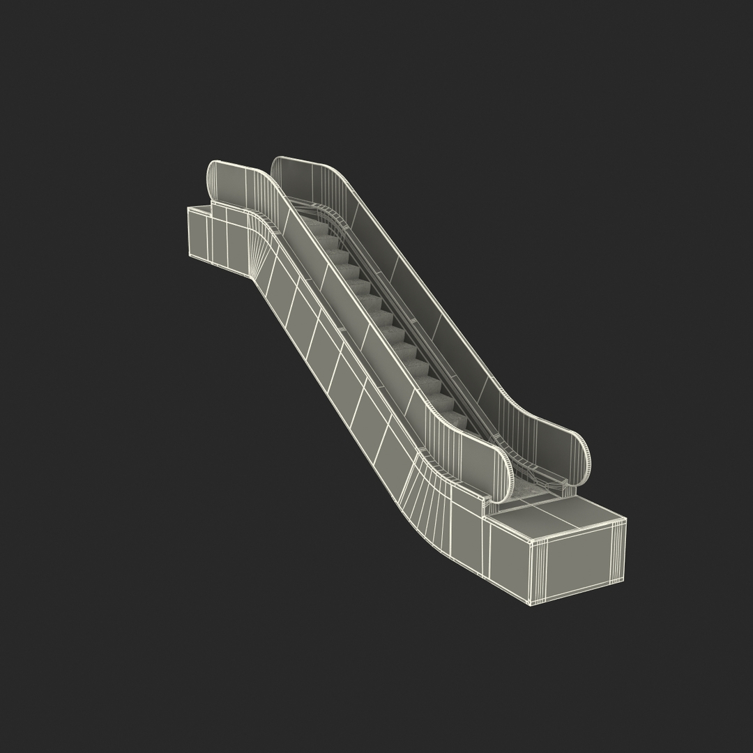 Escalator Build 3d Model