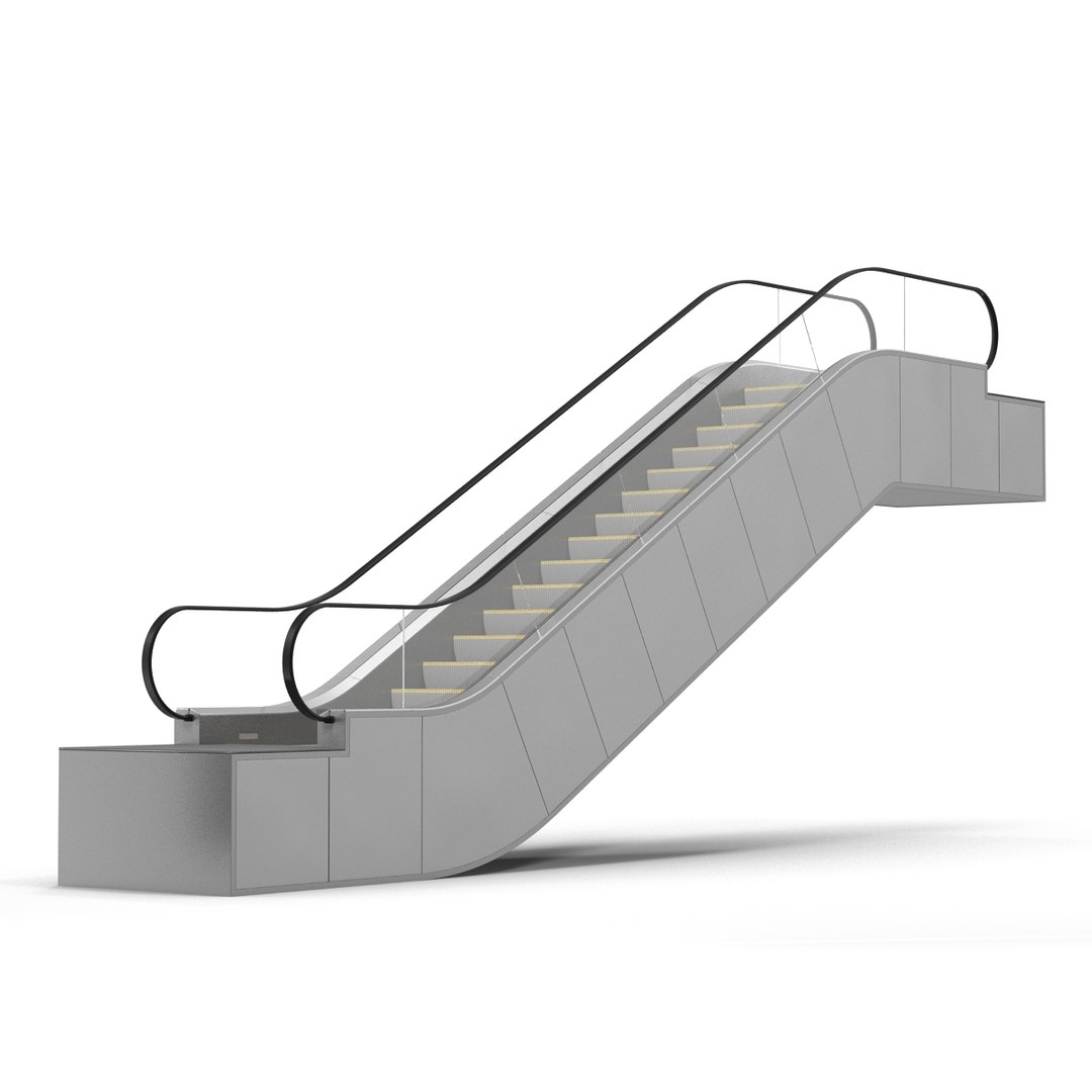 Escalator Build 3d Model