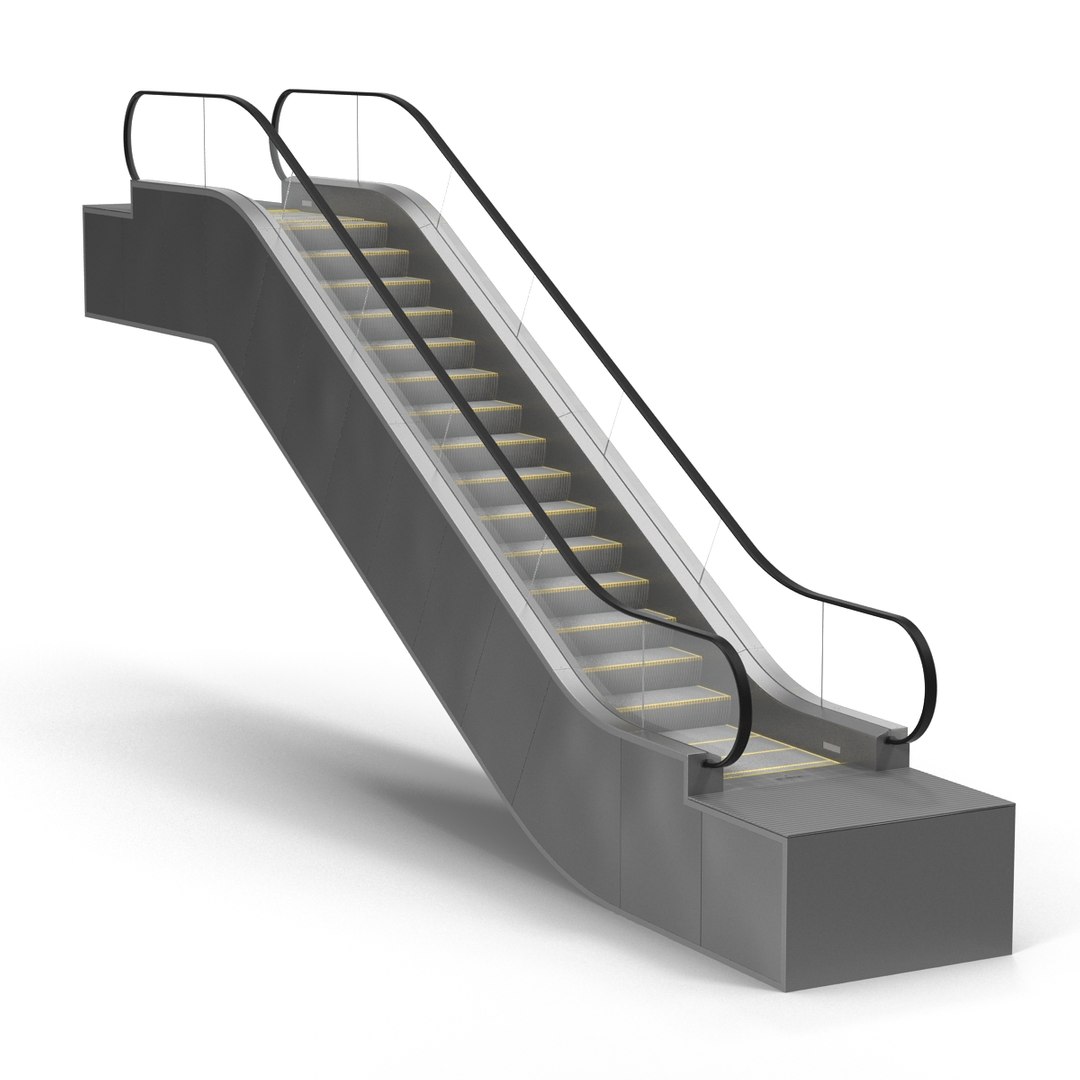 Escalator Build 3d Model