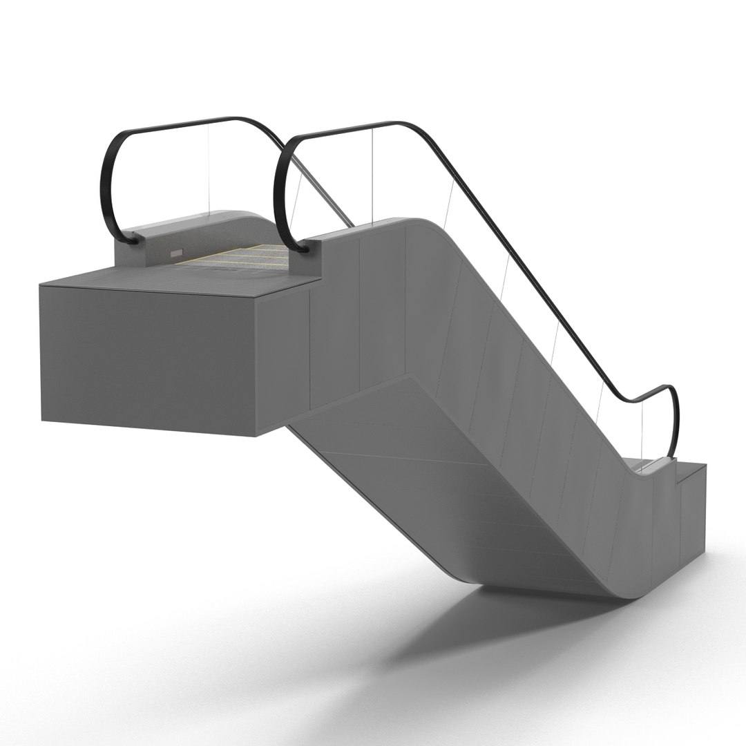 Escalator Build 3d Model