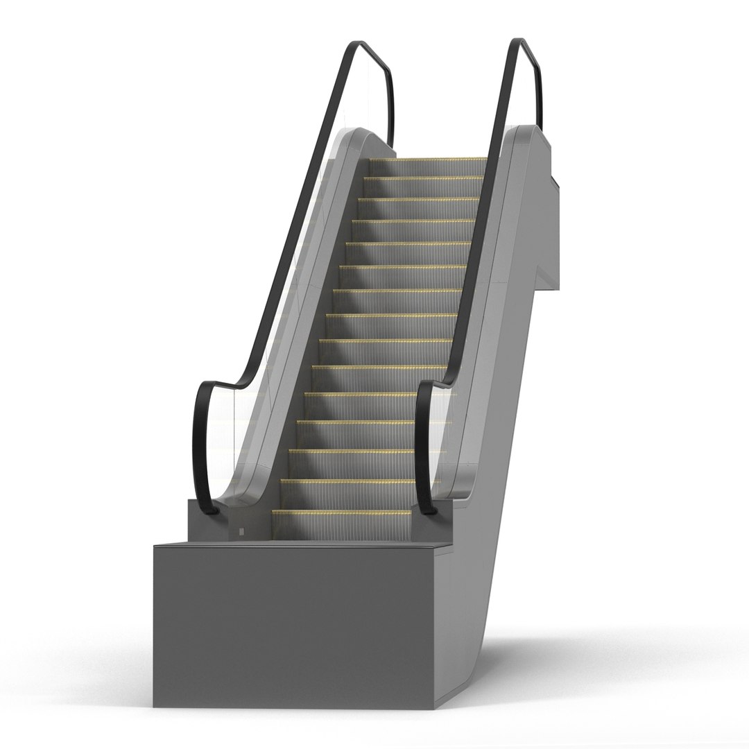 Escalator Build 3d Model