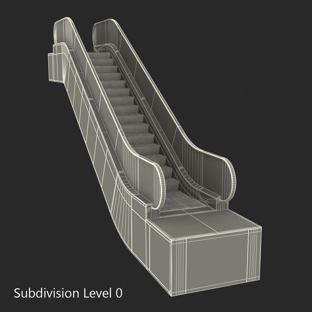 Escalator Build 3d Model