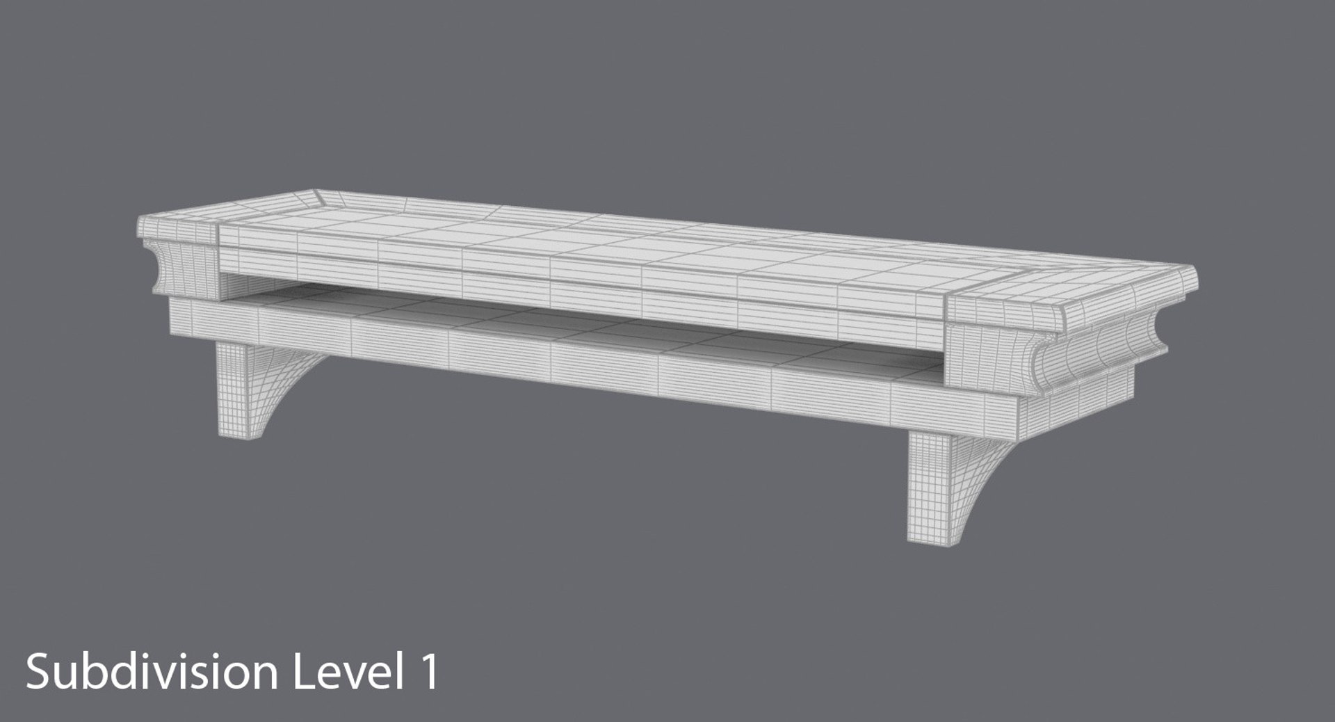 Wall-shelf-03---3ft 3D Model - TurboSquid 1168702