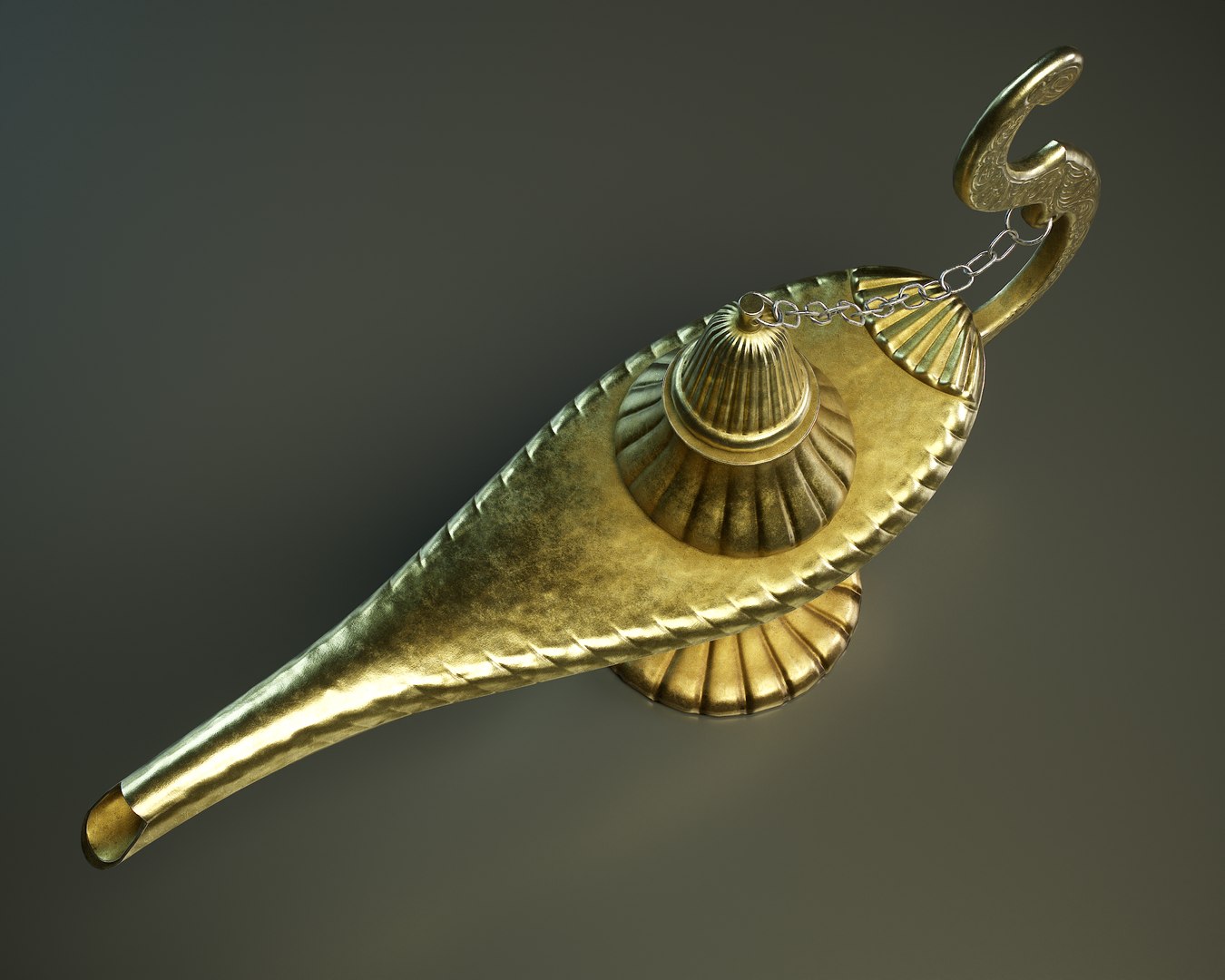 3D Model Genie Lamp PBR - TurboSquid 2131945