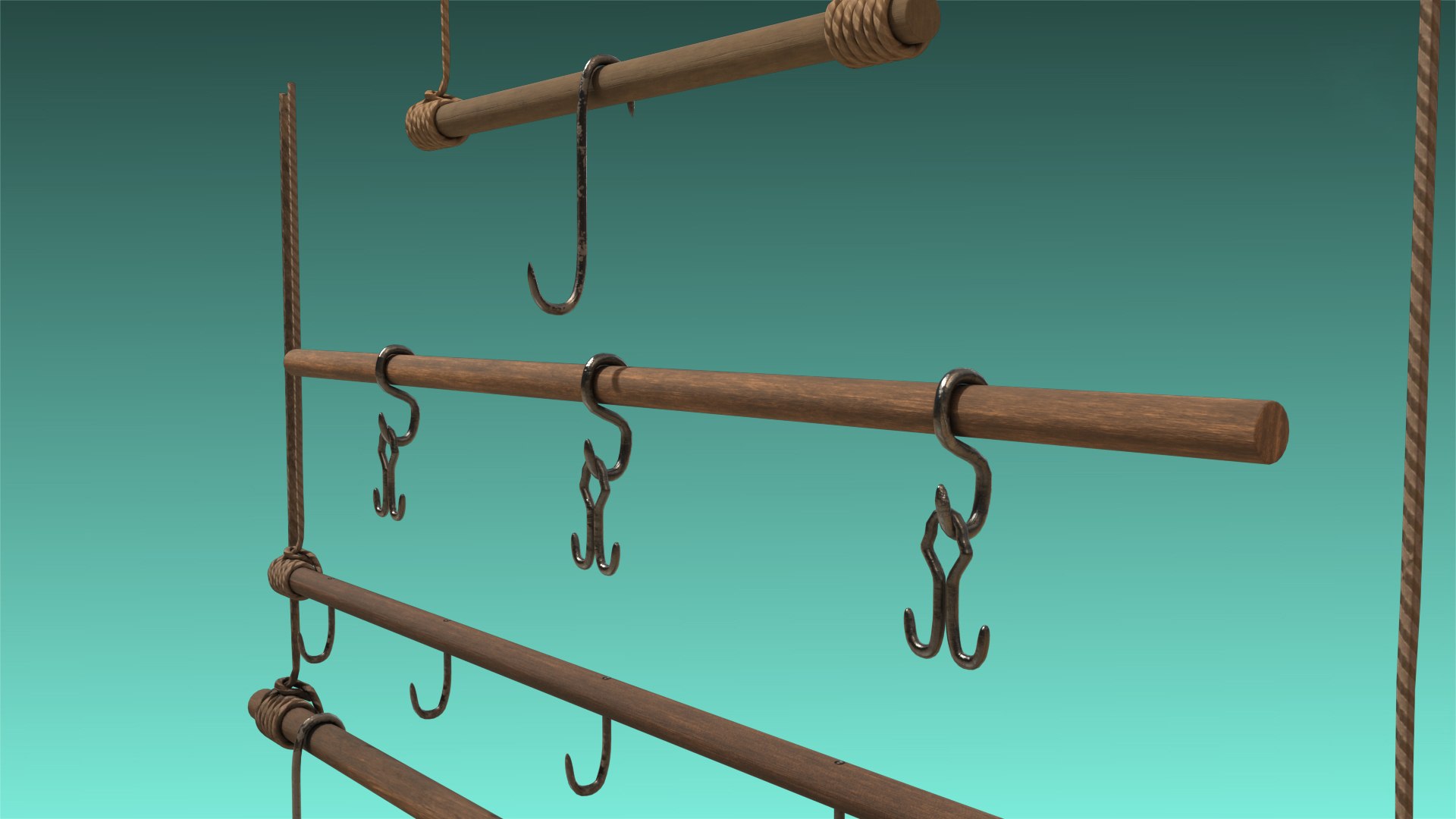 Low-poly meat locker 3D model - TurboSquid 1634040