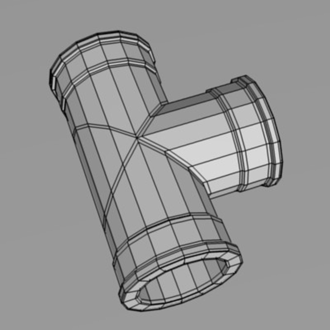 Industrial Pipe 3d Model