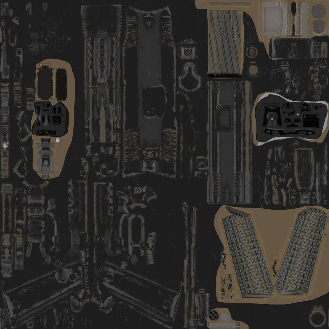 Military Colt M45a1 3d Obj