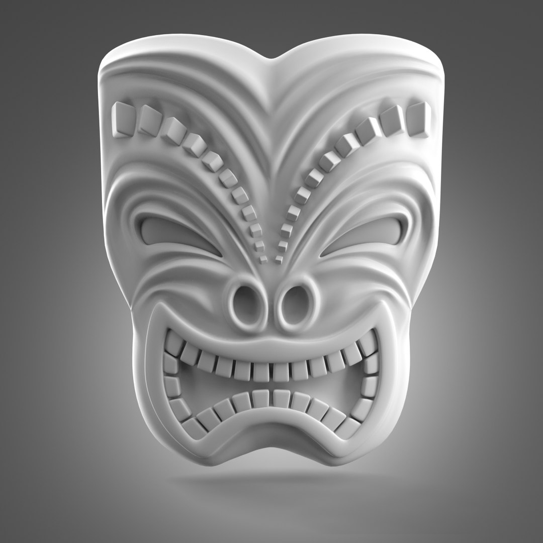 3d Tiki Mask