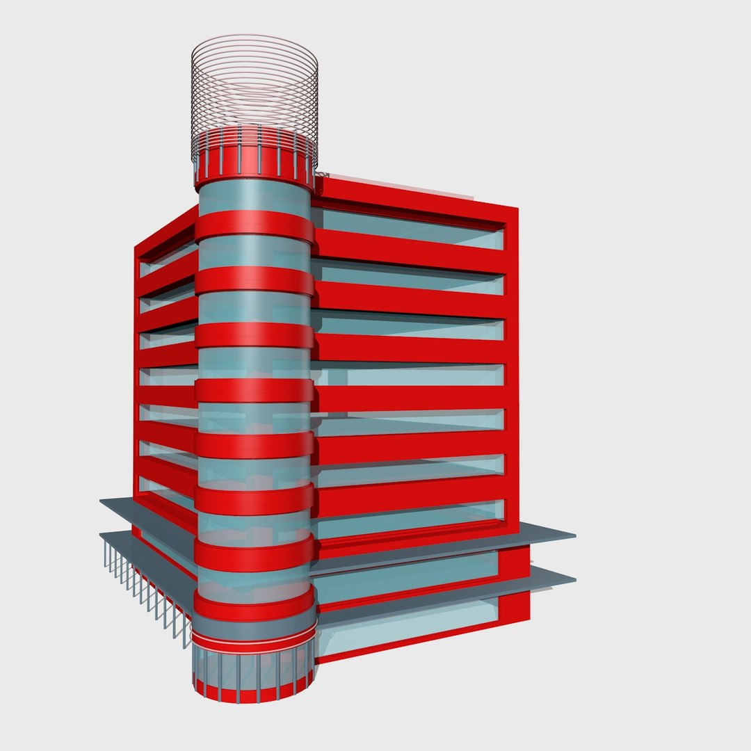 Stylized buildings 3D model - TurboSquid 1261952