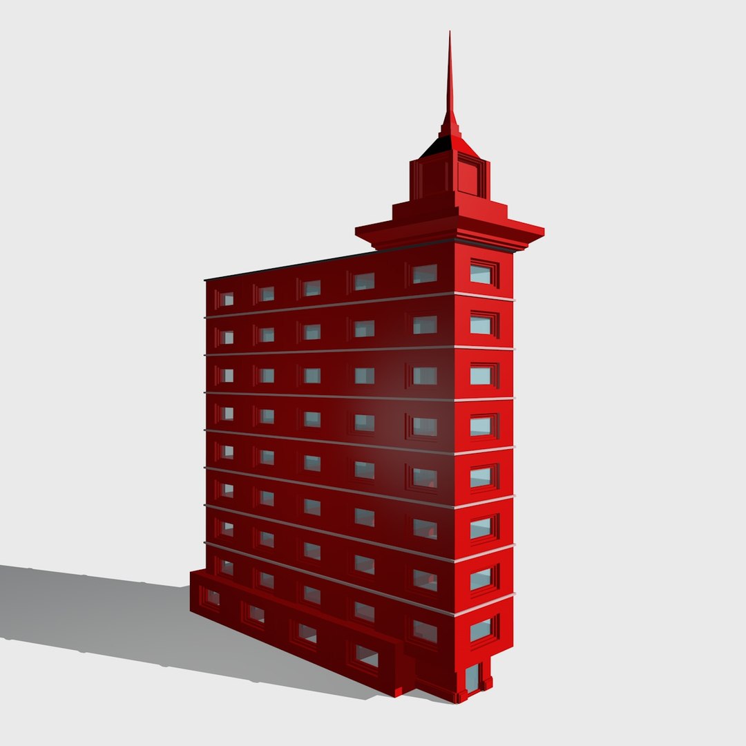 Stylized buildings 3D model - TurboSquid 1261952
