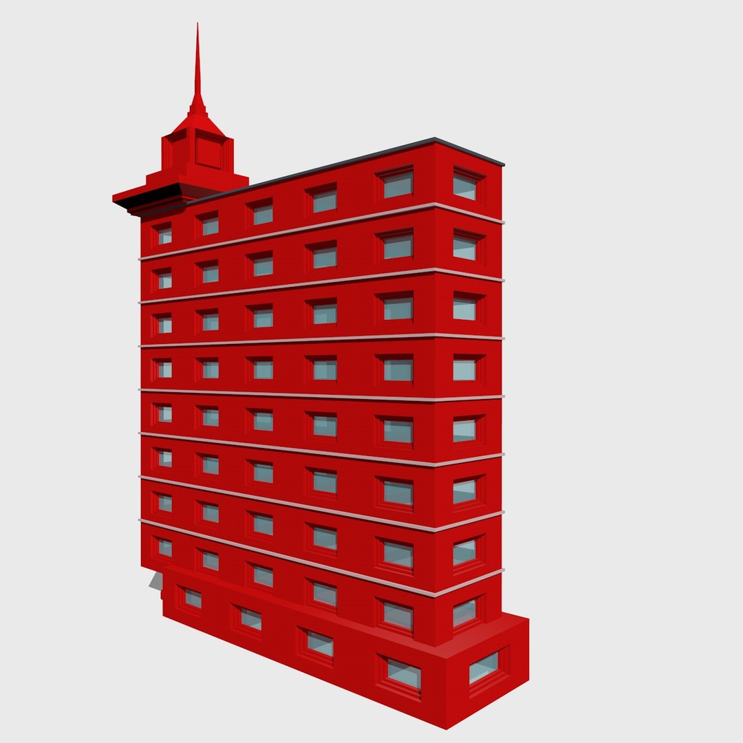 Stylized buildings 3D model - TurboSquid 1261952