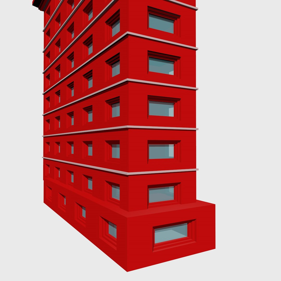 Stylized buildings 3D model - TurboSquid 1261952