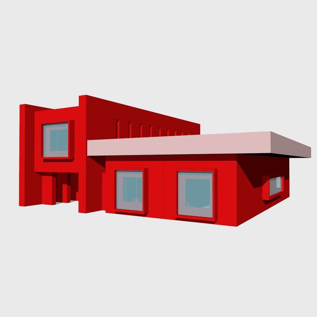Stylized buildings 3D model - TurboSquid 1261952