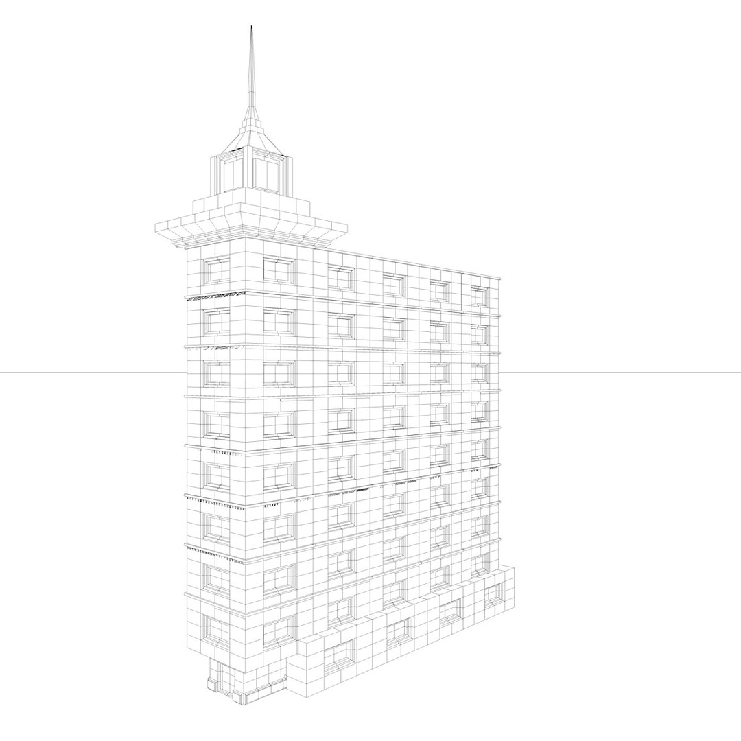 Stylized buildings 3D model - TurboSquid 1261952
