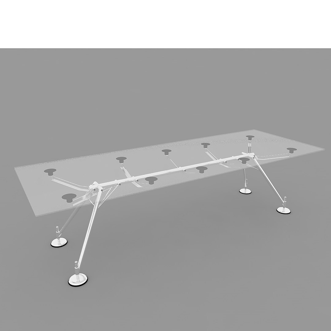3D nomos techno table model - TurboSquid 1613010