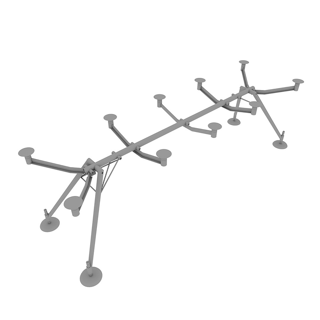 3D nomos techno table model - TurboSquid 1613010