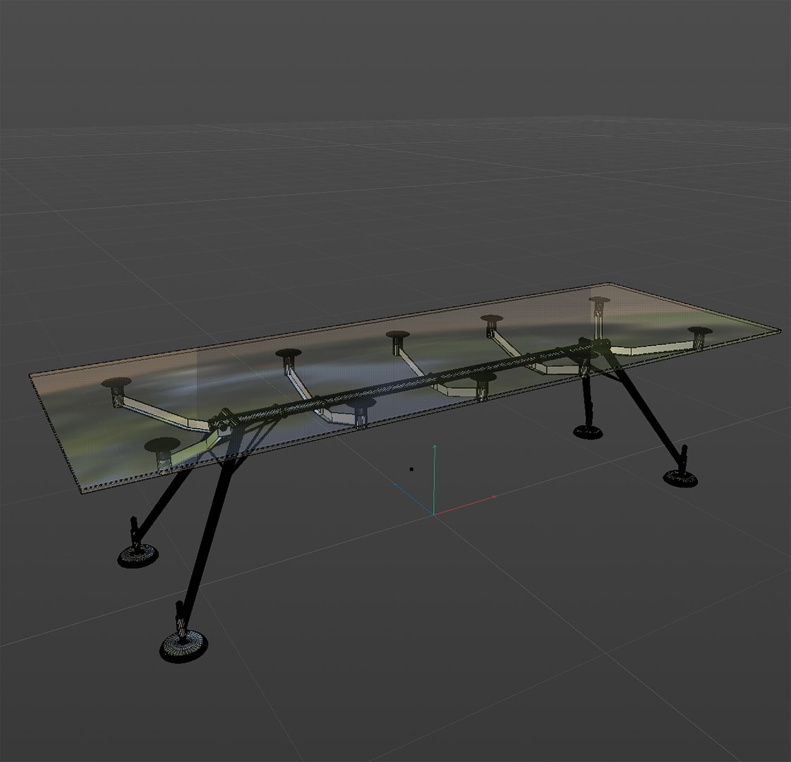 3D nomos techno table model - TurboSquid 1613010