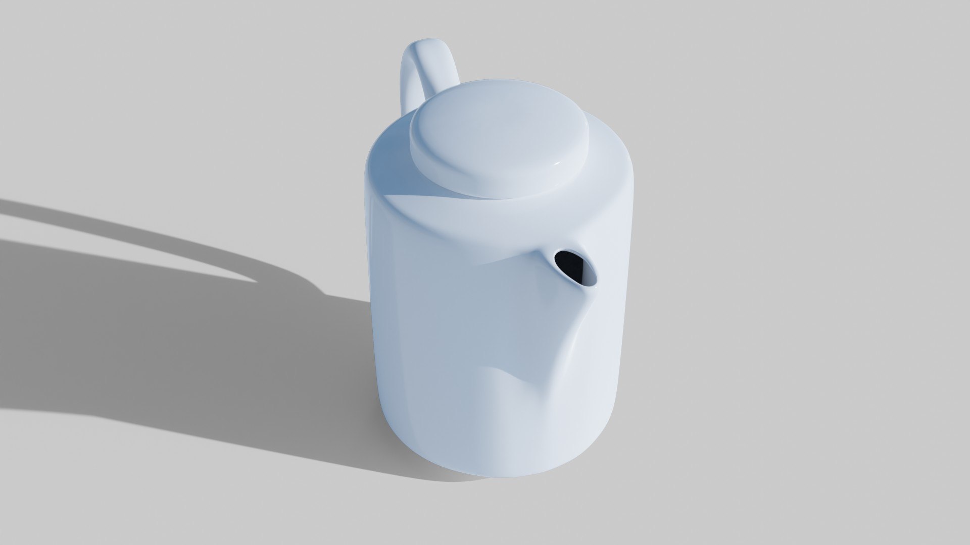 3D Model Ceramic Tea Pot - TurboSquid 2019891