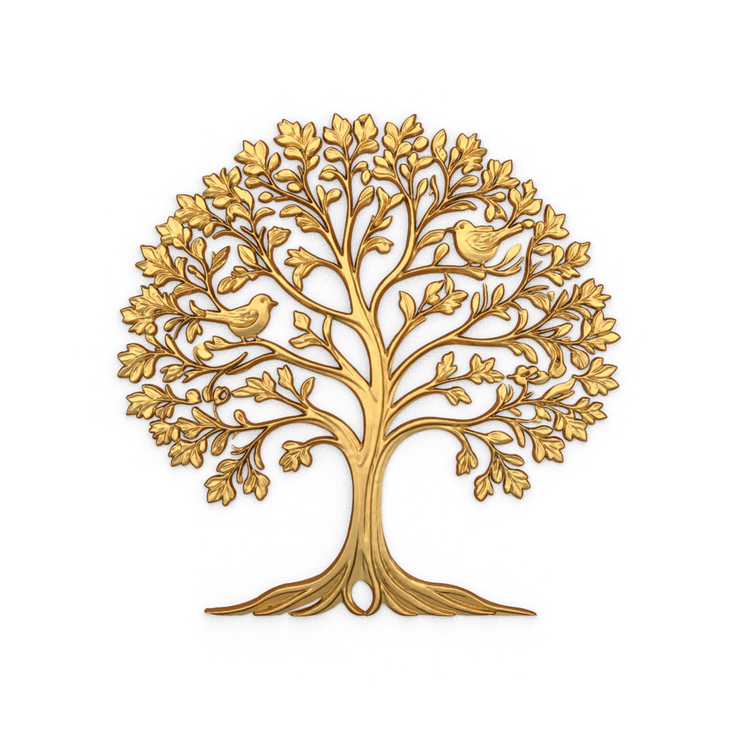 3D Decor Set Wall Panel Wall Tree Relief Mural CNC 45 - TurboSquid 2326181