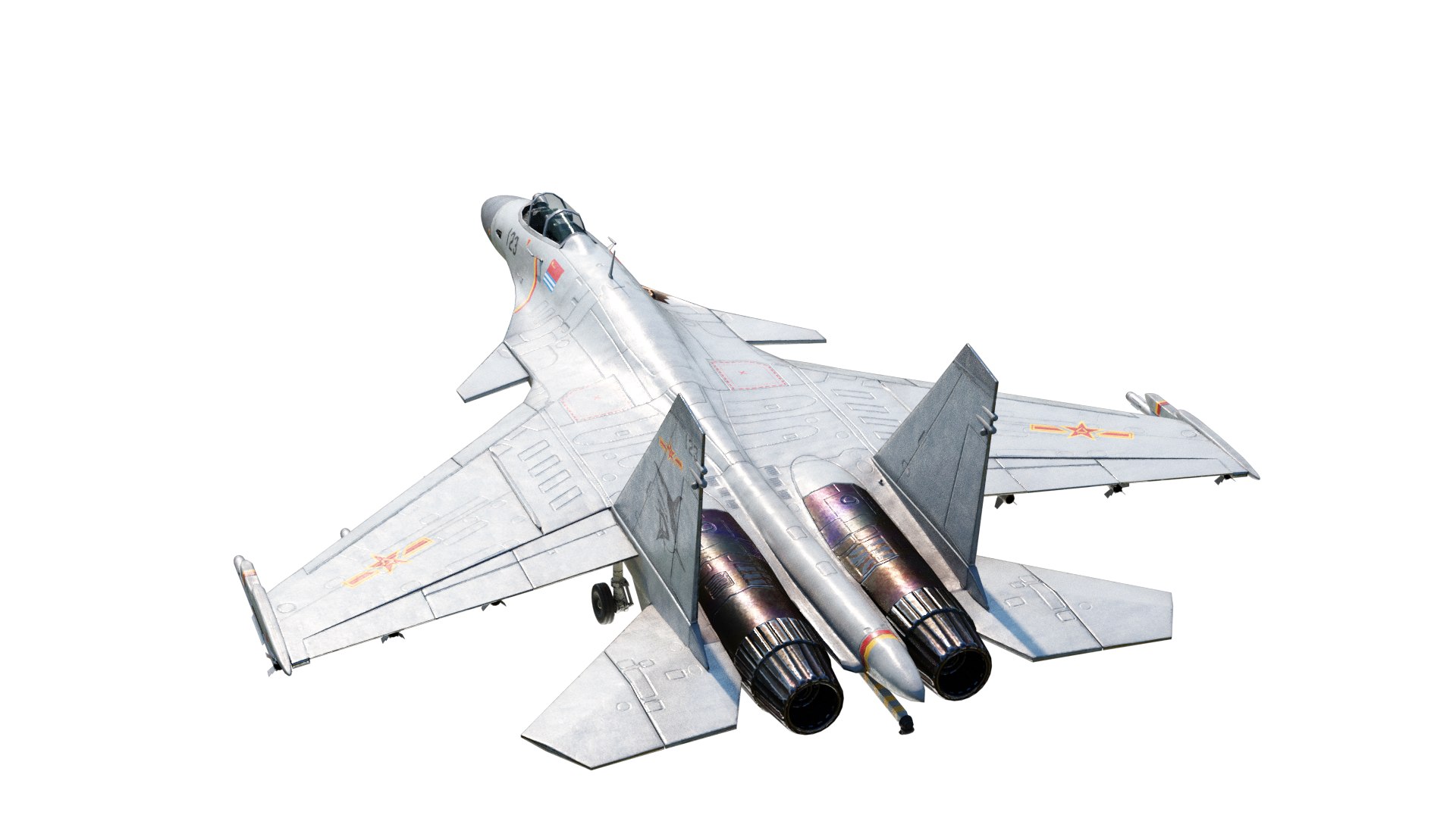 3D Model PLAN Shenyang J-15 Flying Shark Shipborne Fighter Jets - TurboSquid 2398018