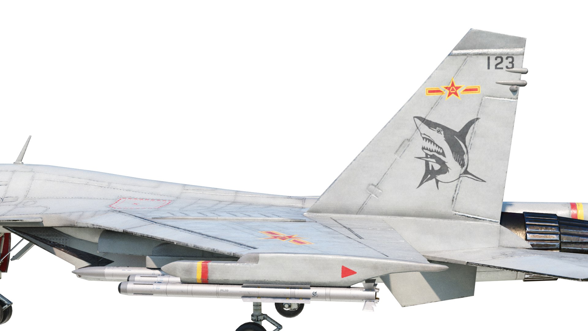 3D Model PLAN Shenyang J-15 Flying Shark Shipborne Fighter Jets - TurboSquid 2398018