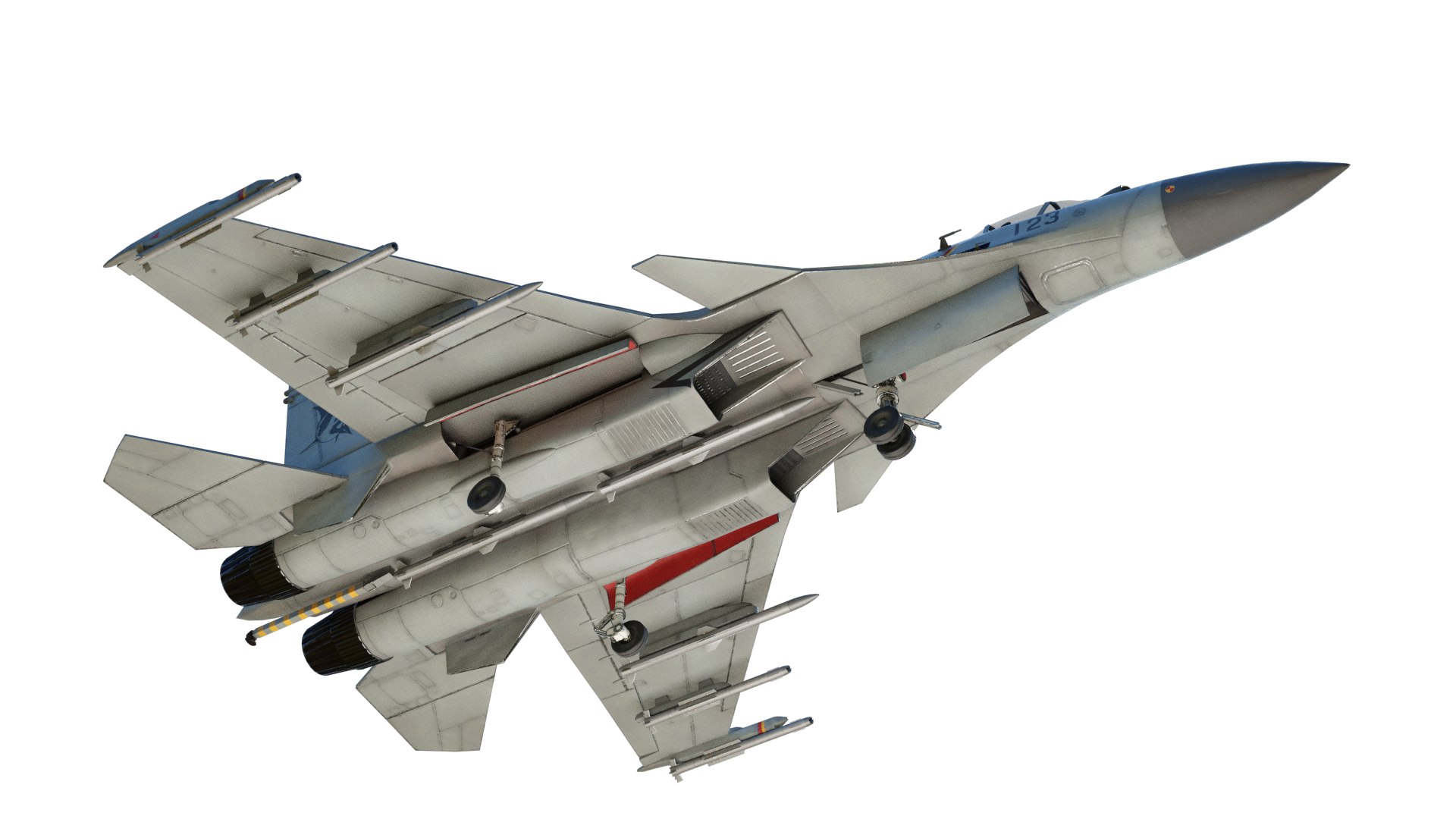 3D Model PLAN Shenyang J-15 Flying Shark Shipborne Fighter Jets - TurboSquid 2398018