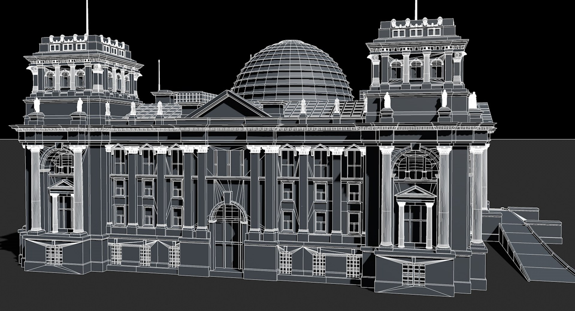3d Modern Day Reichstag