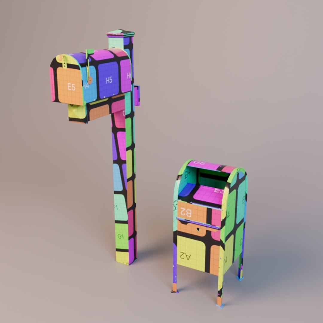 3D Mailbox Model - TurboSquid 2243259