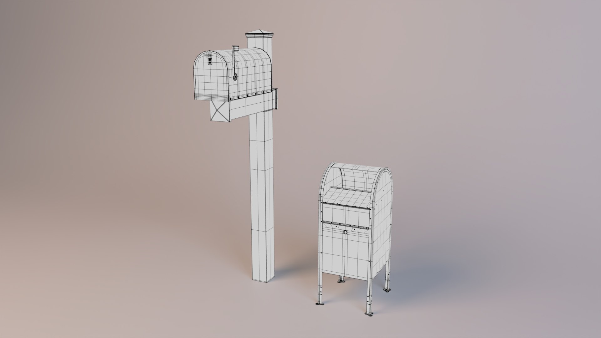3D Mailbox Model - TurboSquid 2243259