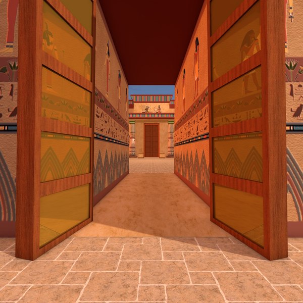 3d c4d luxor temple