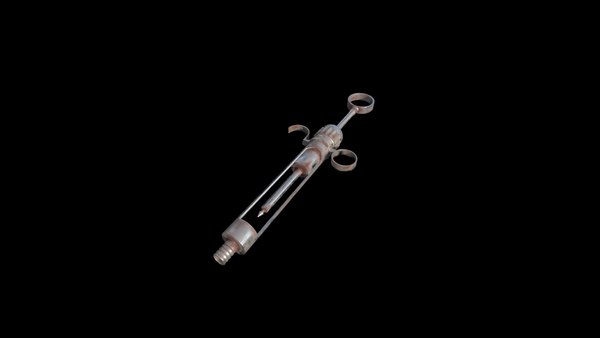 3D model Rusty medical syringe - TurboSquid 1989225