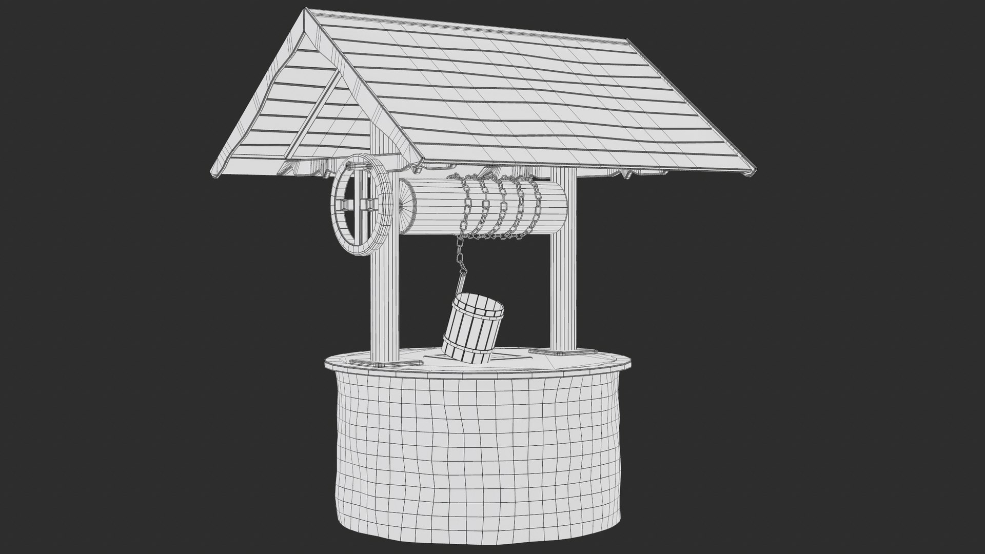 3D Old Water Well PBR model - TurboSquid 2146810