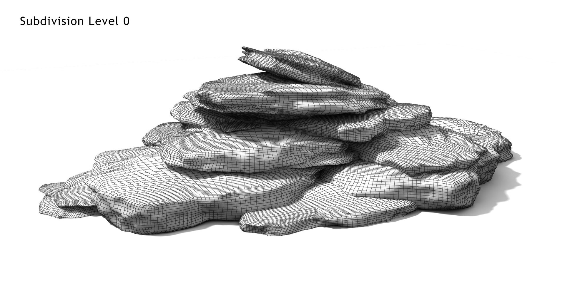 Rock Pile Sandstone Limestone 3D Model - TurboSquid 1269704