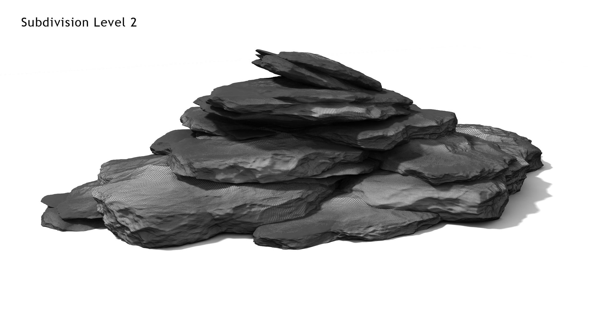 Rock Pile Sandstone Limestone 3D Model - TurboSquid 1269704