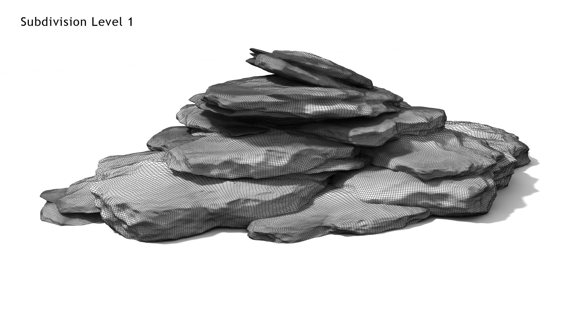 Rock Pile Sandstone Limestone 3D Model - TurboSquid 1269704