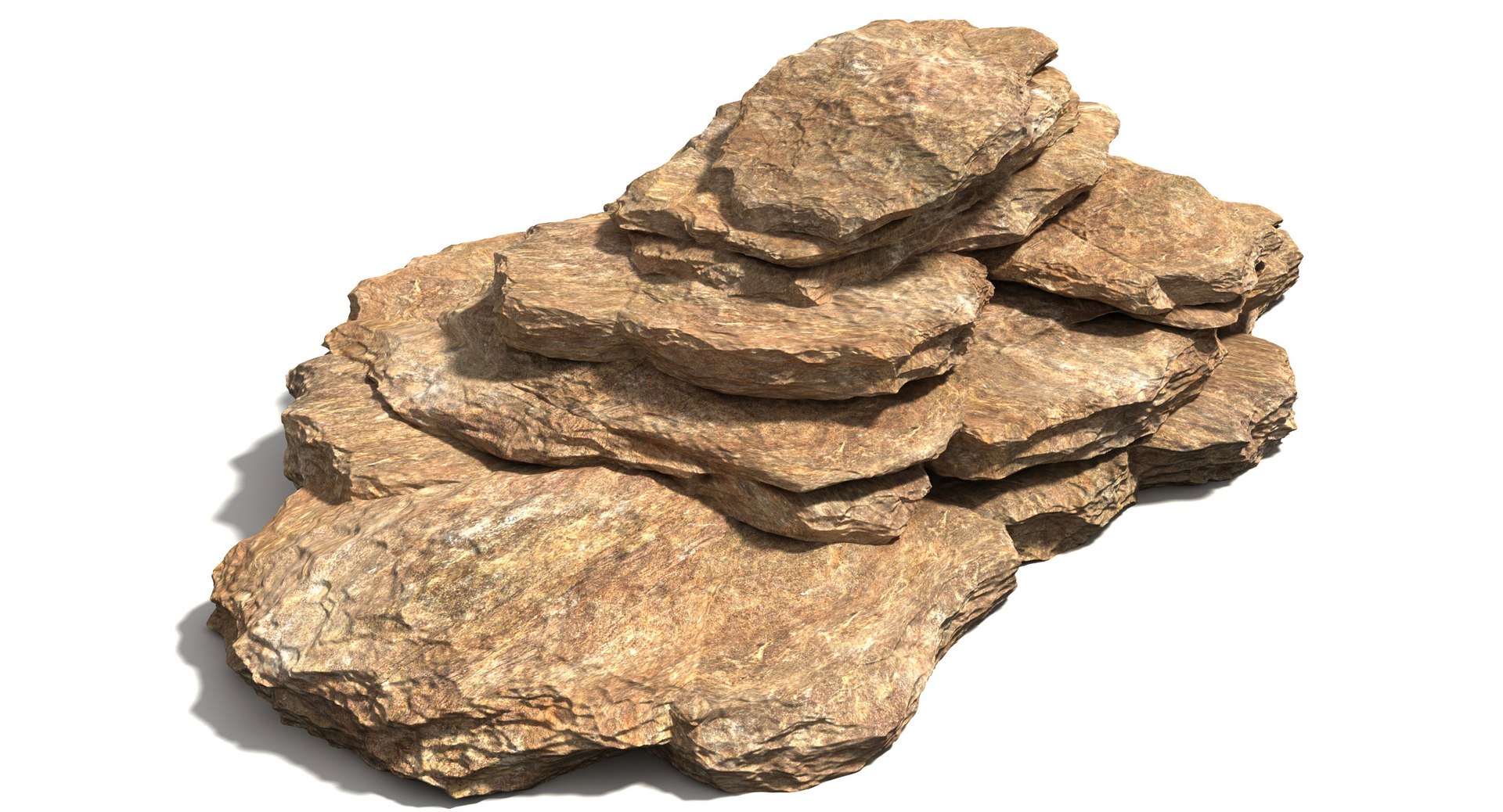 Rock Pile Sandstone Limestone 3D Model - TurboSquid 1269704