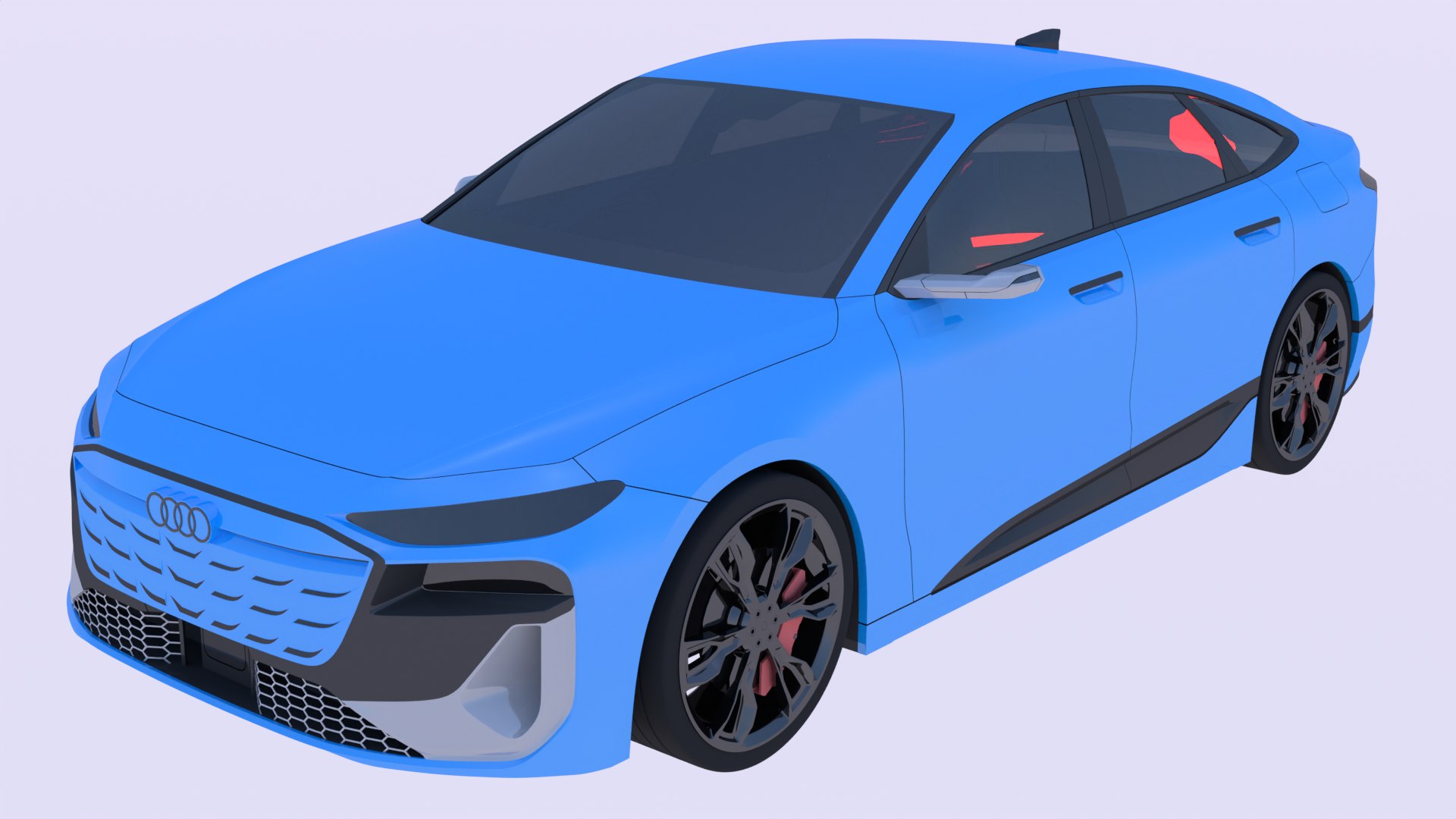 Audi A6 E-tron And Luxeed S7 3D Model - TurboSquid 2350315