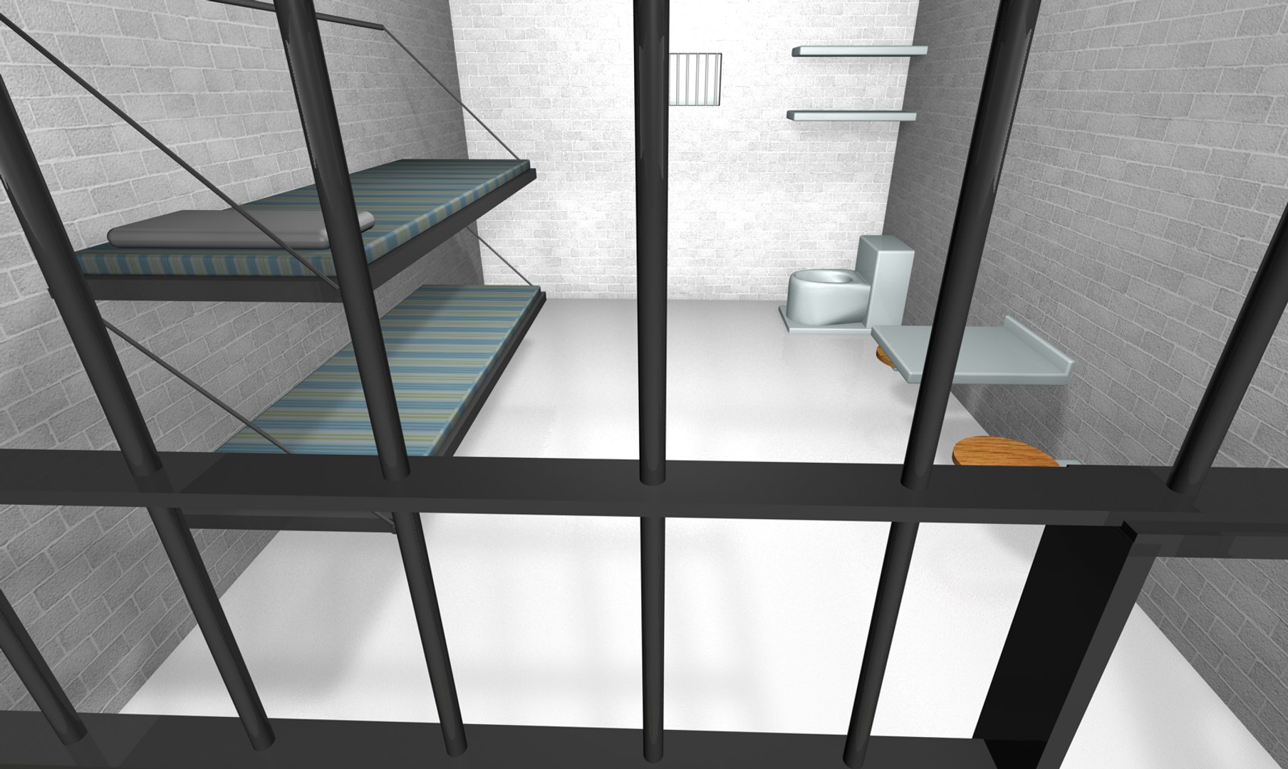 Cinema4d Prison Cell