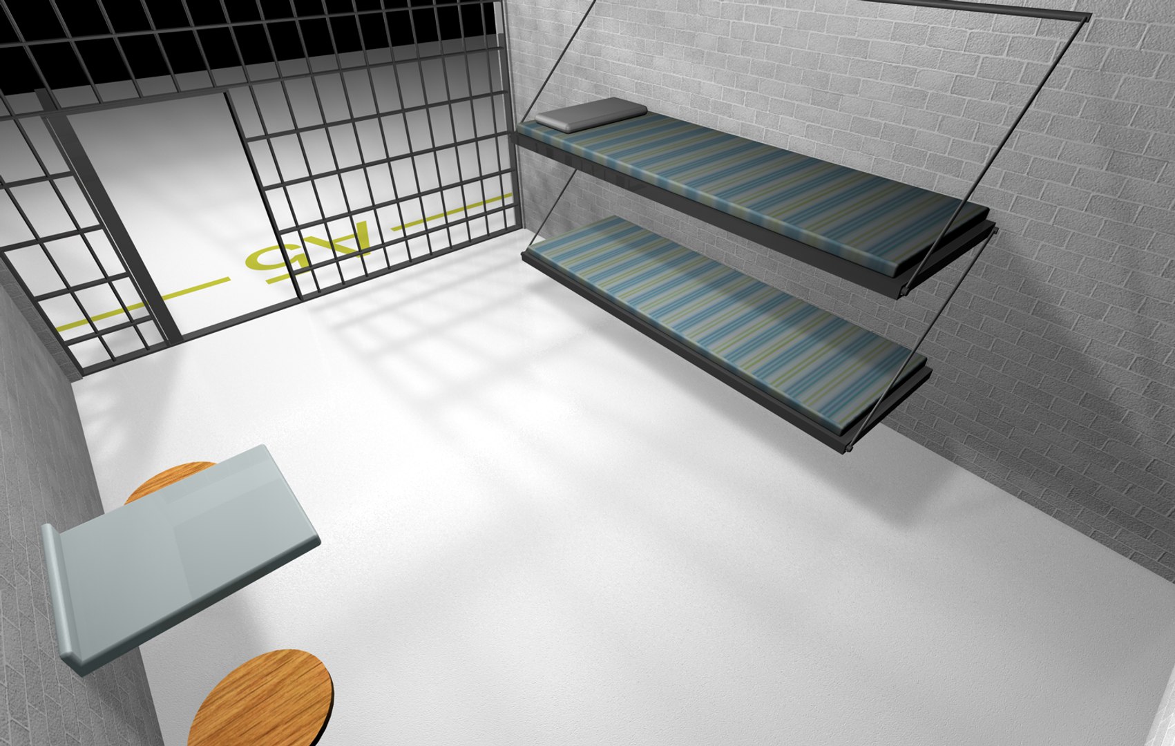 Cinema4d Prison Cell