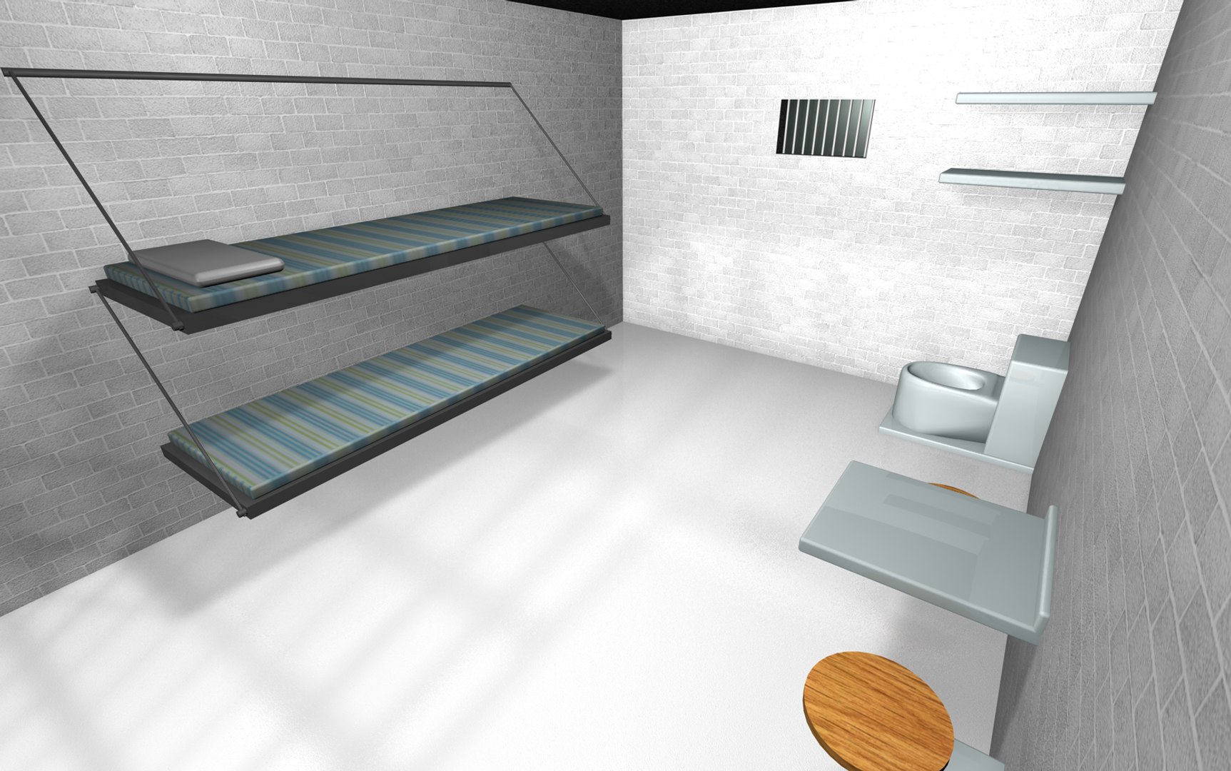 Cinema4d Prison Cell