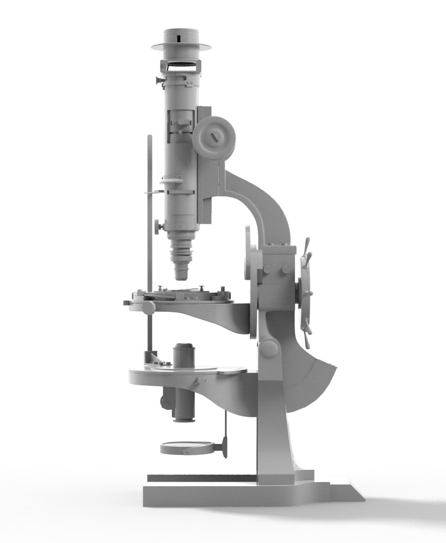3D Model Microscope Retro - TurboSquid 1332011