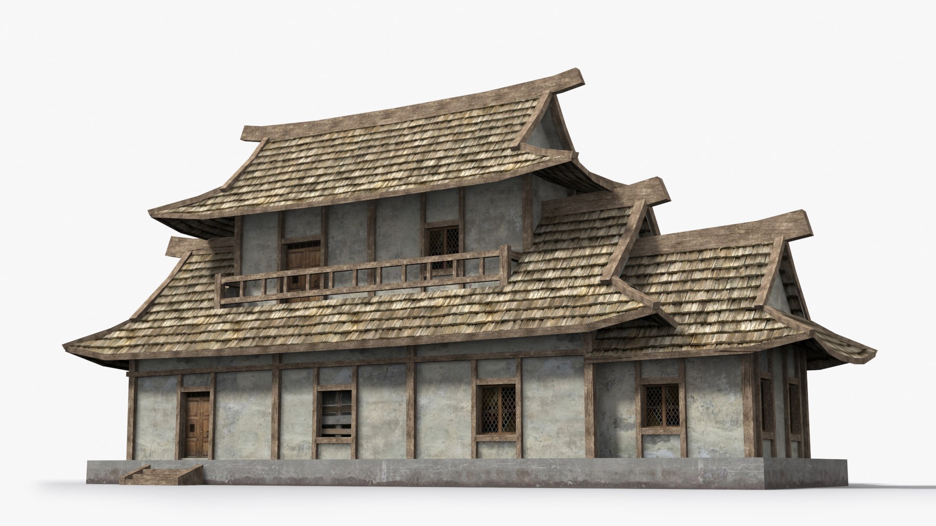 Ancient House X6 Model - TurboSquid 1941173