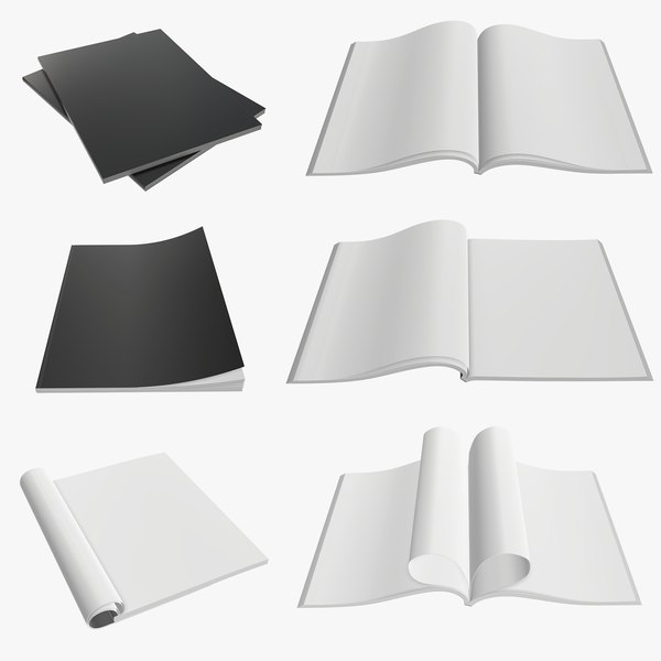 3D Booklet Models | TurboSquid
