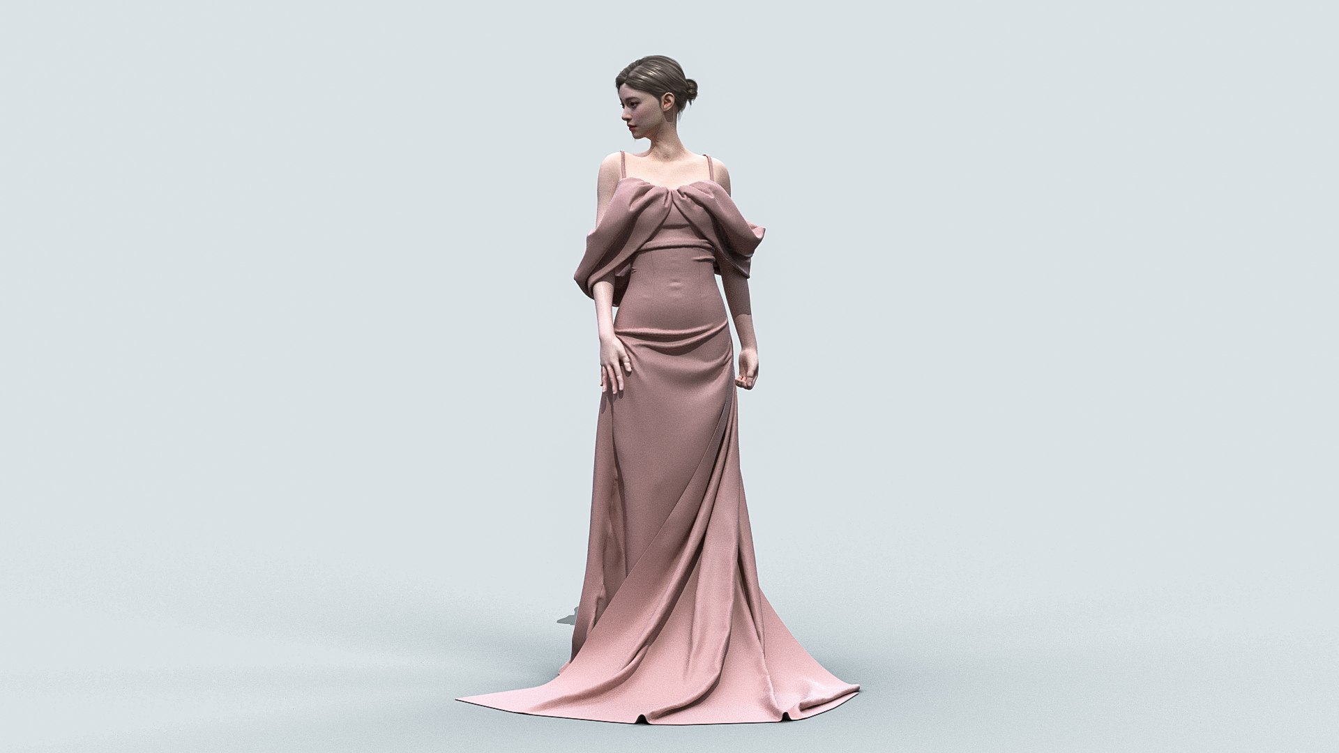 3D Female Dress Model - TurboSquid 2099647